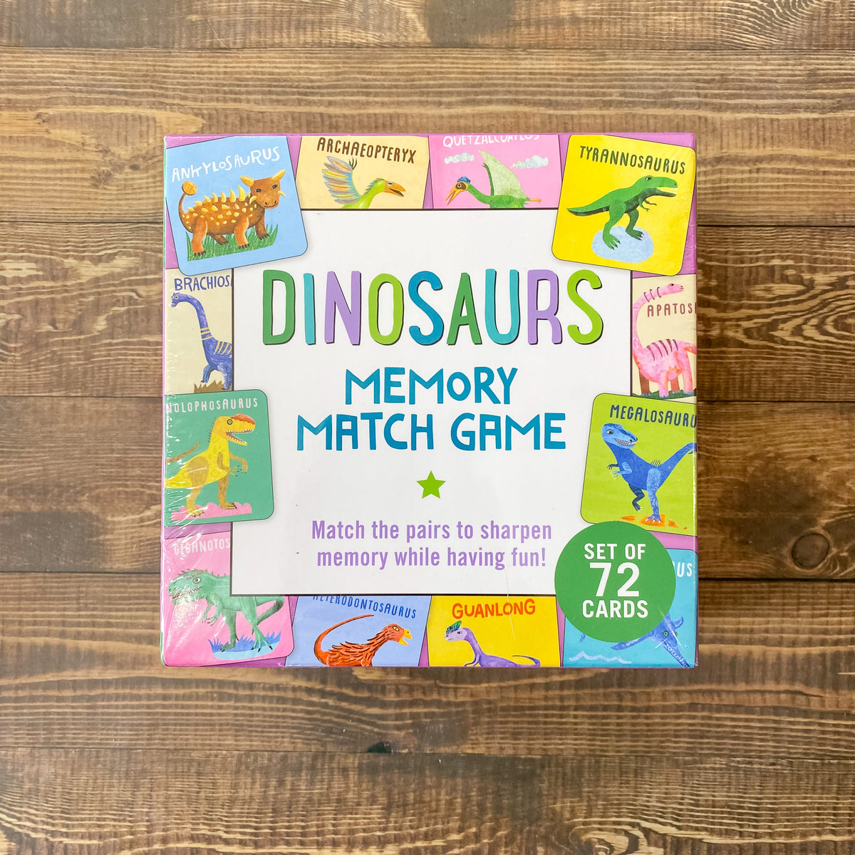 Dinosaurs Memory Match Game (Set of 72 cards) – Lyla's: Clothing & Gifts