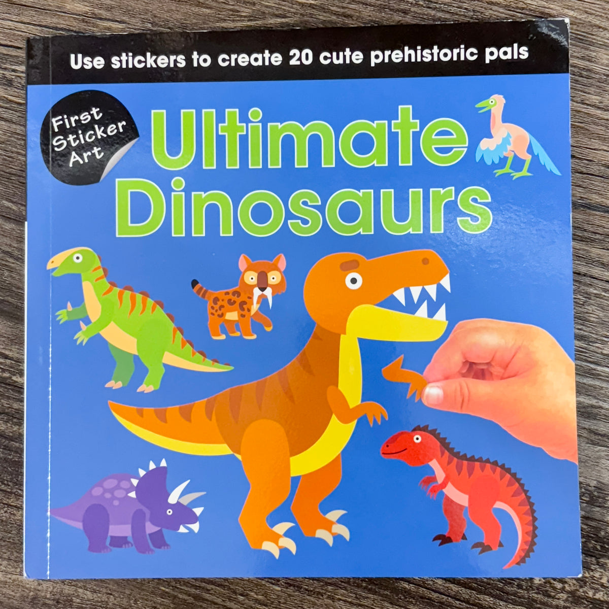 First Sticker Art: Ultimate Dinosaurs: Color By Stickers for Kids, Mak ...