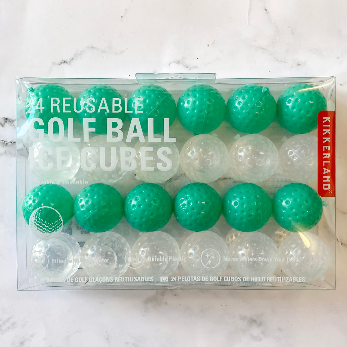 24 Reusable Golf Ball Ice Cubes – Lyla's: Clothing & Gifts