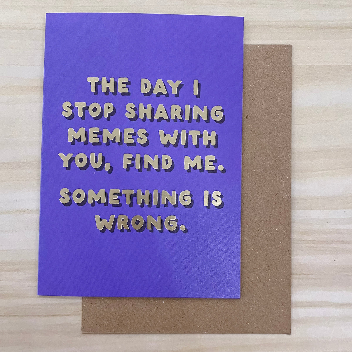 Sharing Memes Greeting Card – Lyla's: Clothing & Gifts