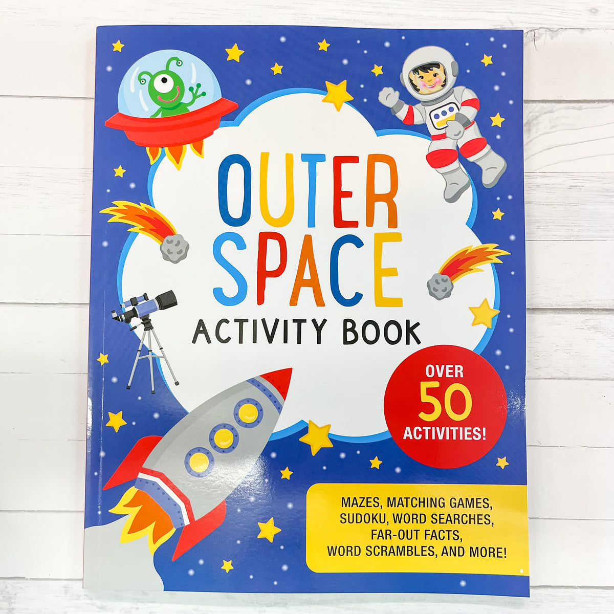 Outer Space Activity Book – Lyla's: Clothing & Gifts